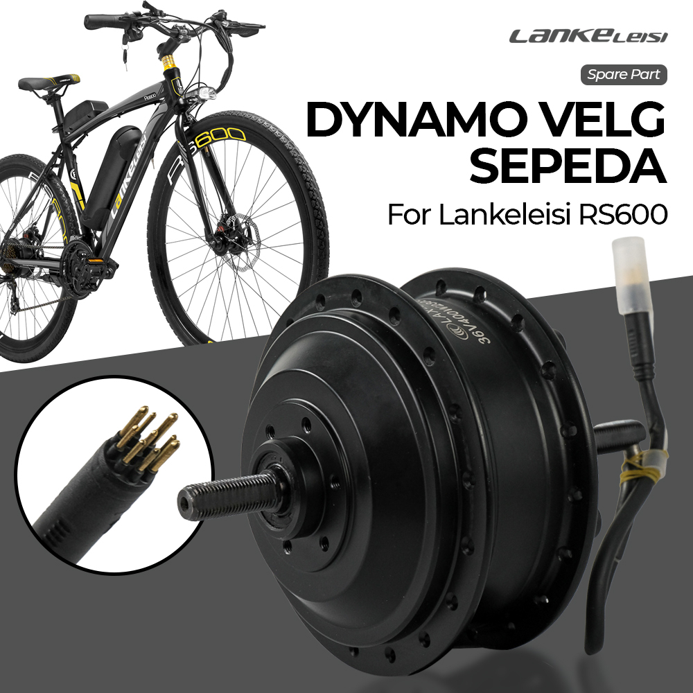 Jual Spare Part Dynamo Velg Sepeda Lankeleisi RS600 36V 400W Hitam ...
