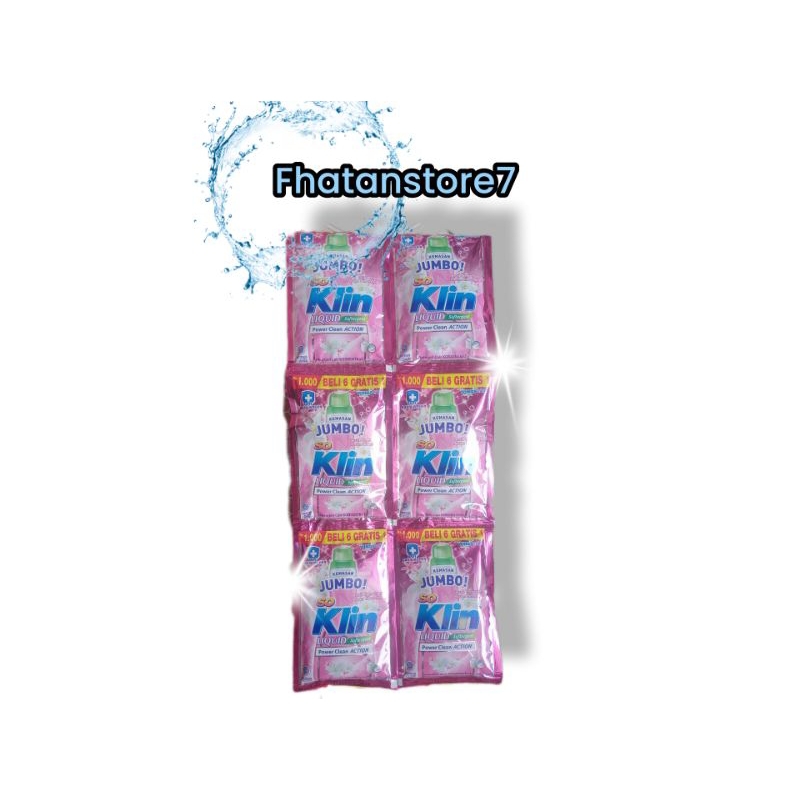 Jual Jual 12 pcs So Klin Liquid Sachet 1.000 | Softergent Pink Power ...