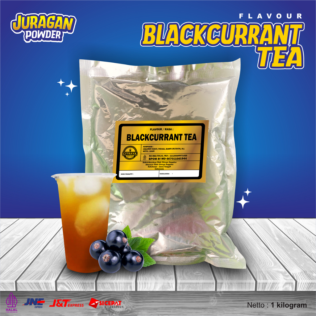 Jual BUBUK MINUMAN RASA BLACKCURRANT TEA / SERBUK MINUMAN RASA ...