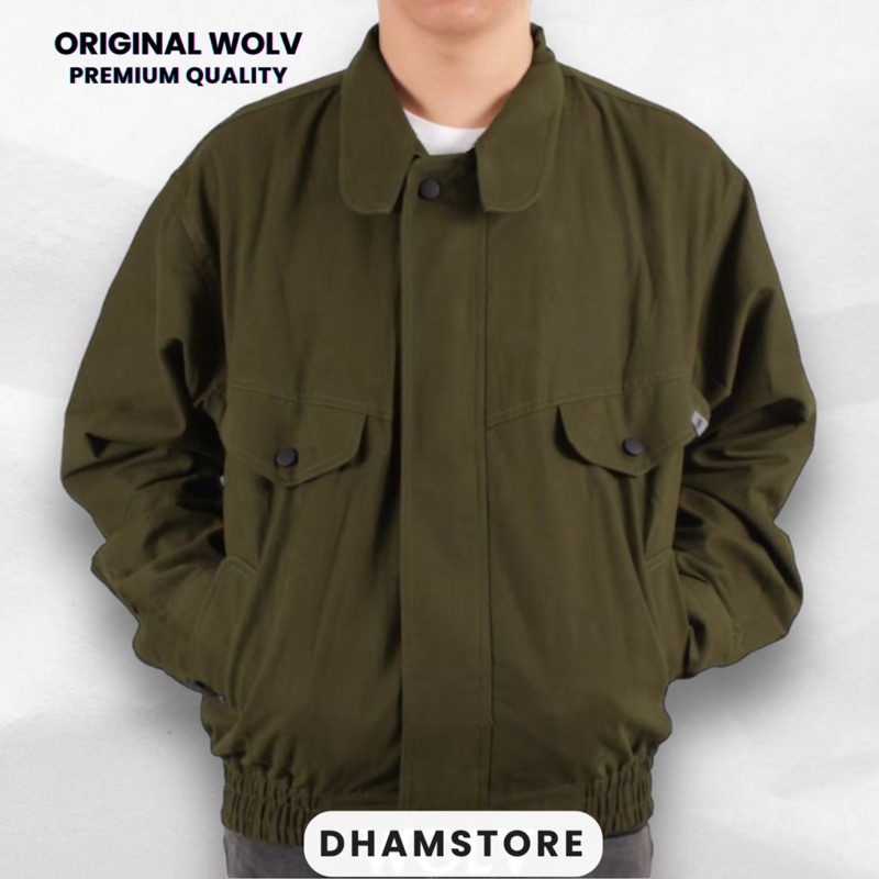 Jual WOLV ORIGINAL Jaket Pilot Jaket Flight Jaket Vintage Jaket Bomber ...