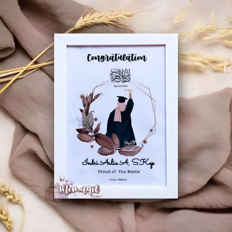 Jual Kado Frame Wisuda/Kado Graduation/Gift Sempro/Gift Wisuda/Kado ...