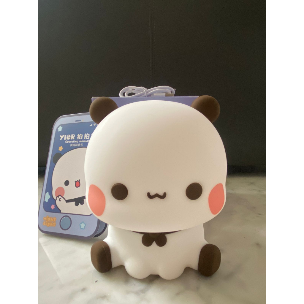 Jual Lampu Tidur Bubu Dudu Yier Night Lamp Soft Head Touch Dimmer ...