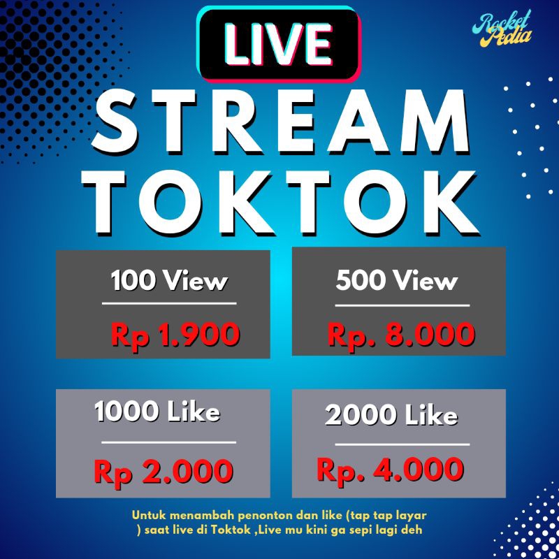 Jual Penonton Live Stream Tiktok + Tap Tap Layar | Shopee Indonesia
