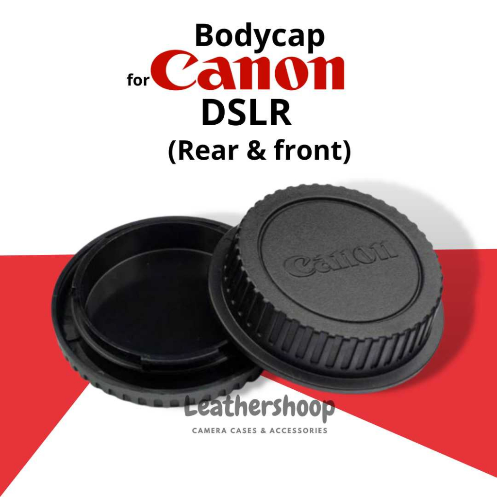 Jual Bodycap Canon DSLR 1 Set Tutup body dan Lensa | Shopee Indonesia