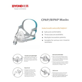 Jual VERSI TERBARU COMPLETE SET FULL MASK FULLMASK MASKER MESIN CPAP ...