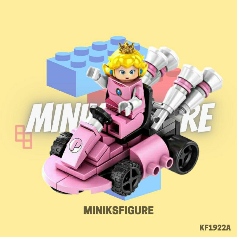 Jual Mainan Balok Minifigure Princess Peach | Super Mario Bros | Mario ...