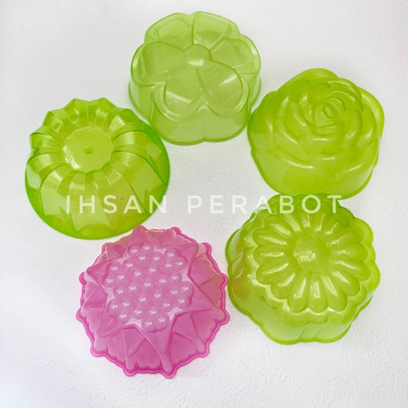 Jual (1 pcs) Cetakan Kue Motif Bunga Jelly Flower Pudding Agar Coklat ...