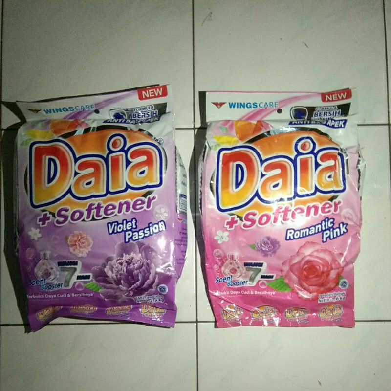 Jual Daia Detergent sabun cuci bubuk deterjen daia 1,6 kg 800 gr ...