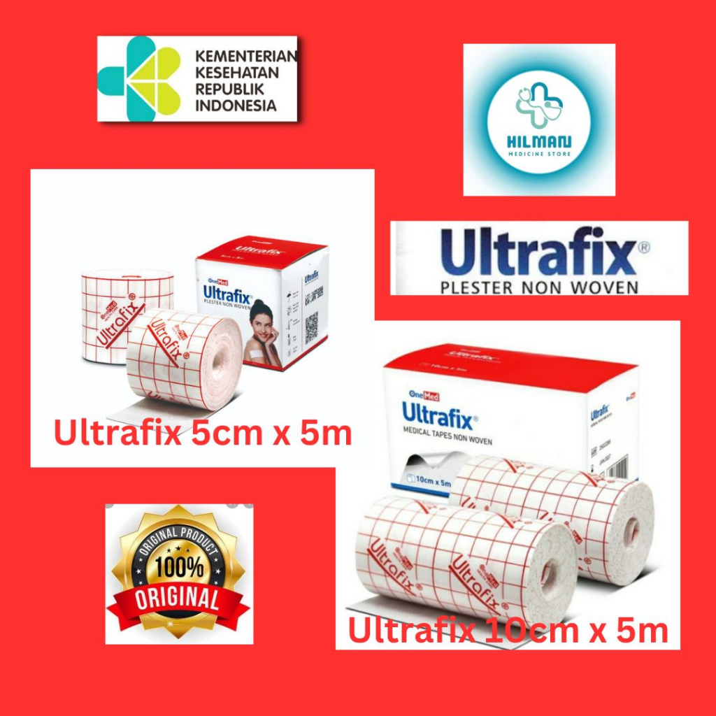 Jual Ultrafix Plester Luka Penutup Luka, Kuat, Lembut Mudah Dipakai dan ...