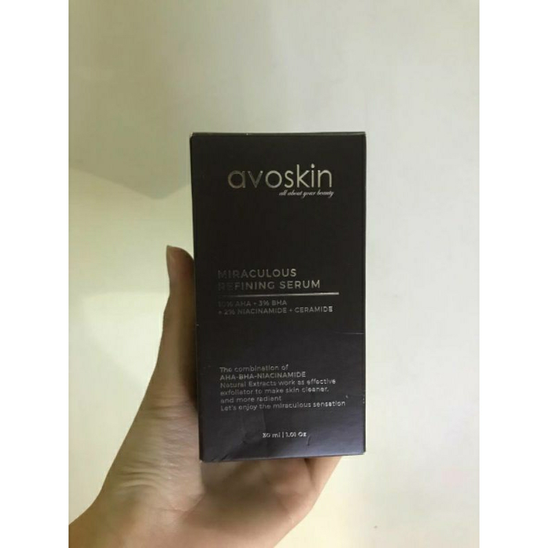 Jual NEW Avoskin Miraculous Refining Serum [AHA BHA NIACINAMIDE ...