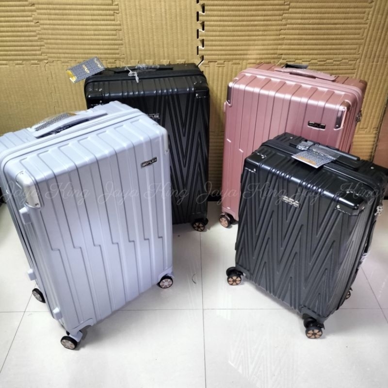 Jual Koper Fiber 24 Inch GOFLEX TRAVEL CROSS Sudut Aluminium TSA Kunci ...