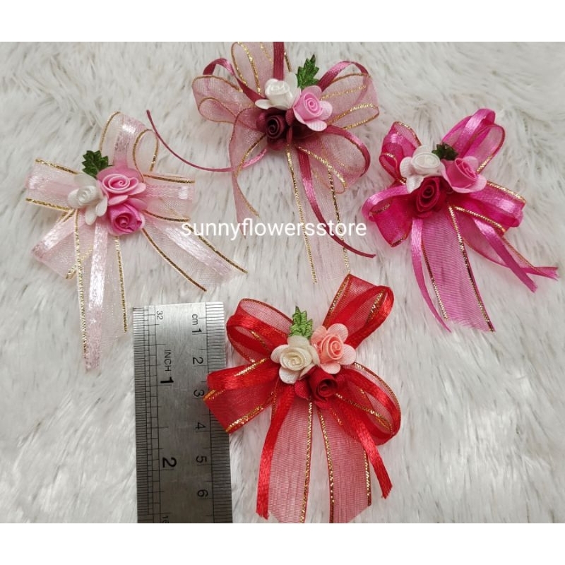 Jual aksesoris bunga hias baju/bunga hampers souvenir lebar 6 cm ...