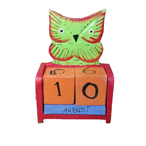 Jual Kalender Kayu | Kalender Abadi | Hiasan Meja Kerja / Belajar ...