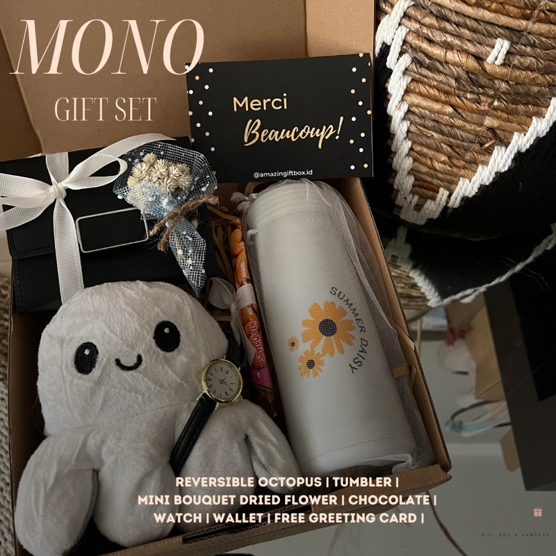 Jual Kado Teman Mono Gift Set / Kado Anniversary / Kado Ulang tahun ...