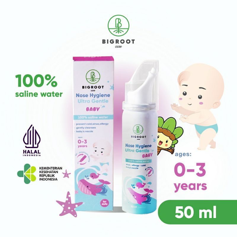 Jual Bigroot Nose Hygiene Baby Kids Adult Semprot Pencuci Hidung Bayi ...