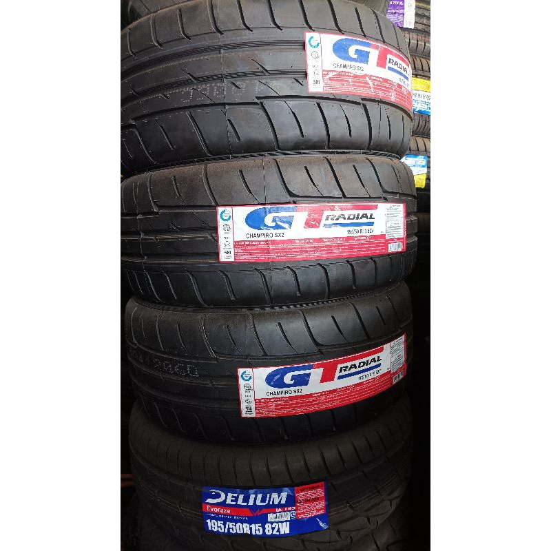 Jual ban semi slick 195 50 r15 merk SX2 kondisi baru | Shopee Indonesia