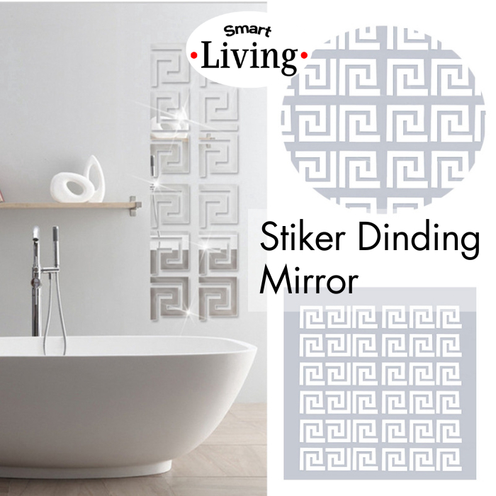 Jual SMRTLIV Set Stiker / Sticker Dinding Cermin Mirror Akrilik labirin ...