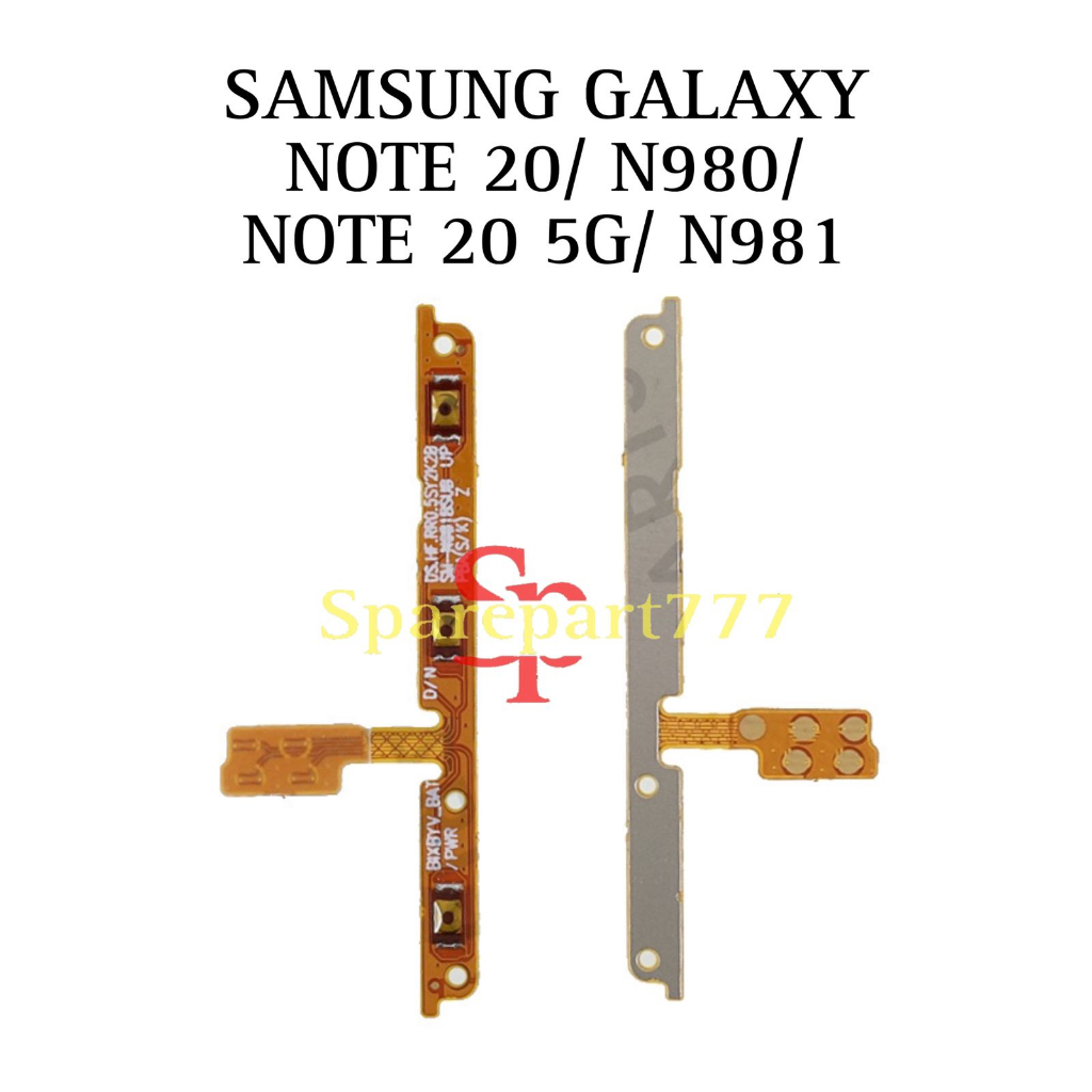 Jual Original Flexible Konektor Power On Off Volume Samsung Galaxy Note ...