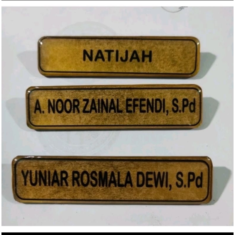 Jual NAME TAG | NAMA DADA PAPAN NAMA | TAG NAMA DADA | Shopee Indonesia
