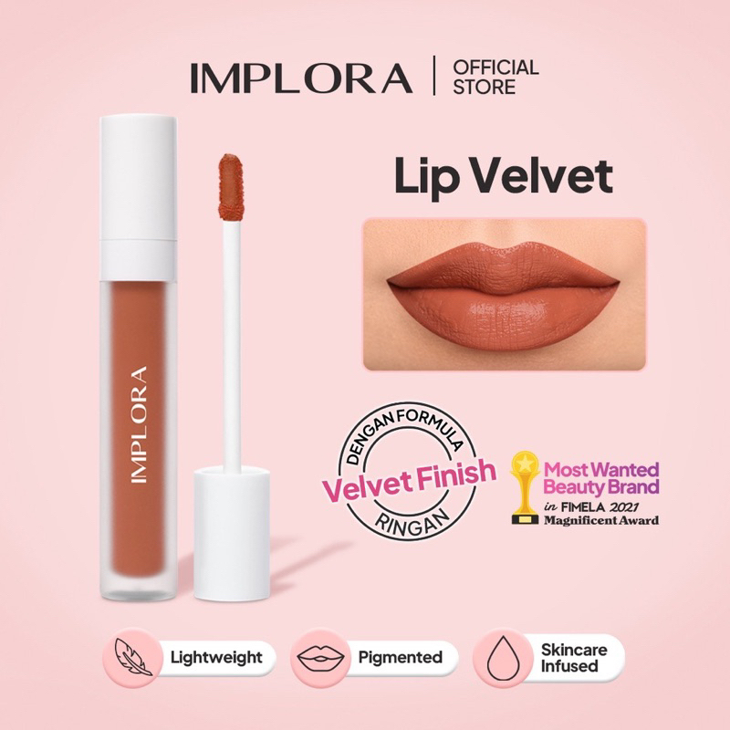 Jual Implora Lip Velvet | Shopee Indonesia