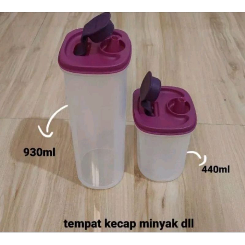 Jual stor and pour / botol minyak goreng tupperware / cooking oil ...