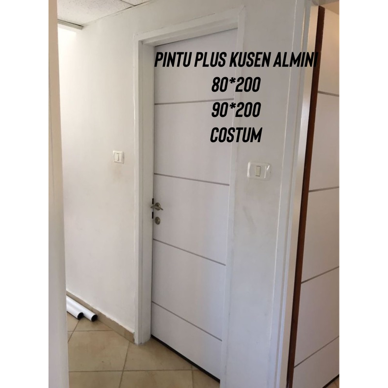 Jual Satu Set Pintu plus Kusen Almini / Pintu Plus Kusen Alumunium ...