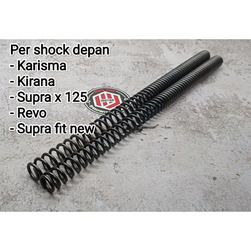 Jual PER SHOCK DEPAN KARISMA KIRANA SUPRA X 125 SUPRA FIT NEW REVO ...