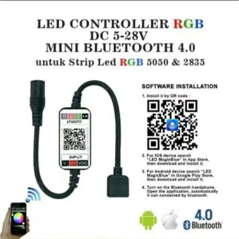 Jual modul led RGB controller pakai android | Shopee Indonesia