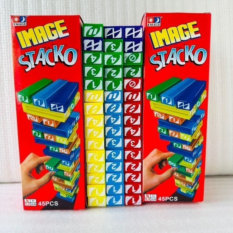 Jual Mainan edukasi balok susun /blok stacko susun Tower Stacking Block ...