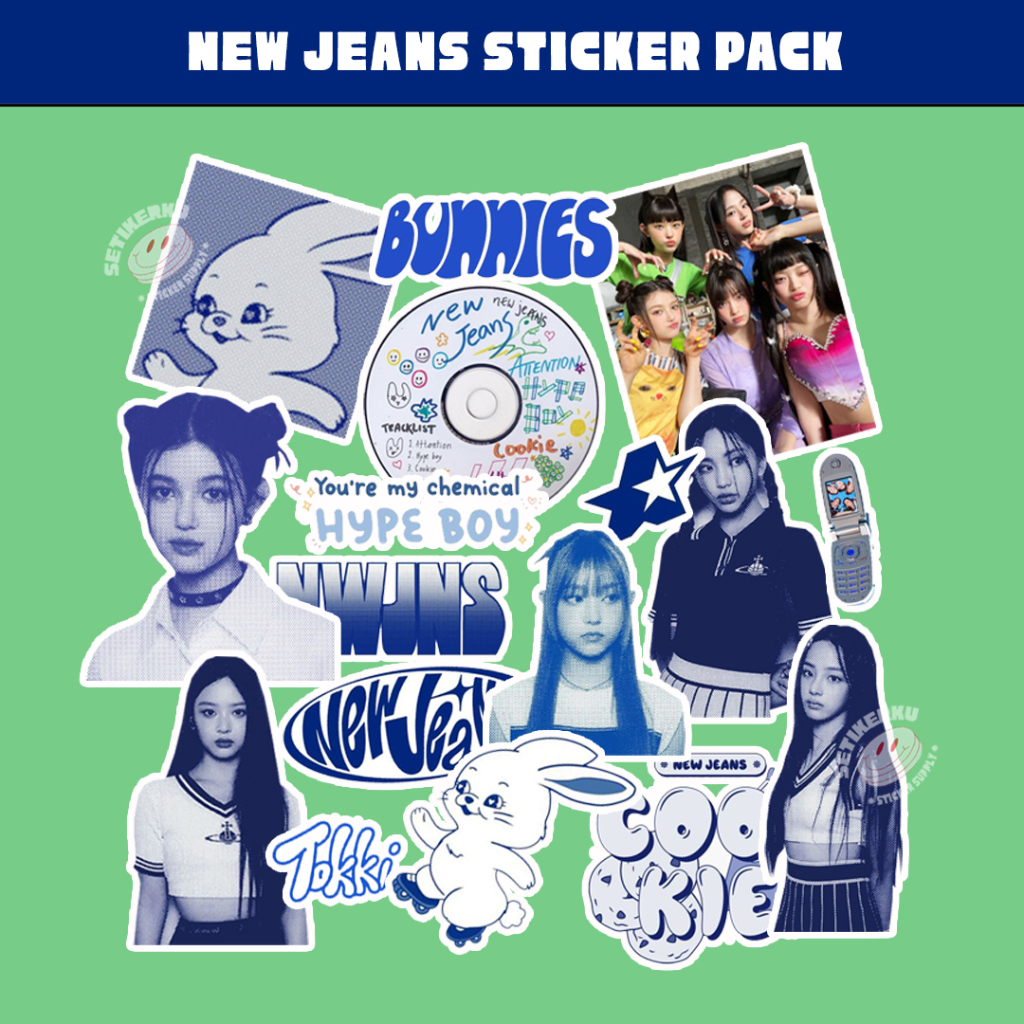Jual New Jeans Sticker Pack A6 (17pcs) | Shopee Indonesia