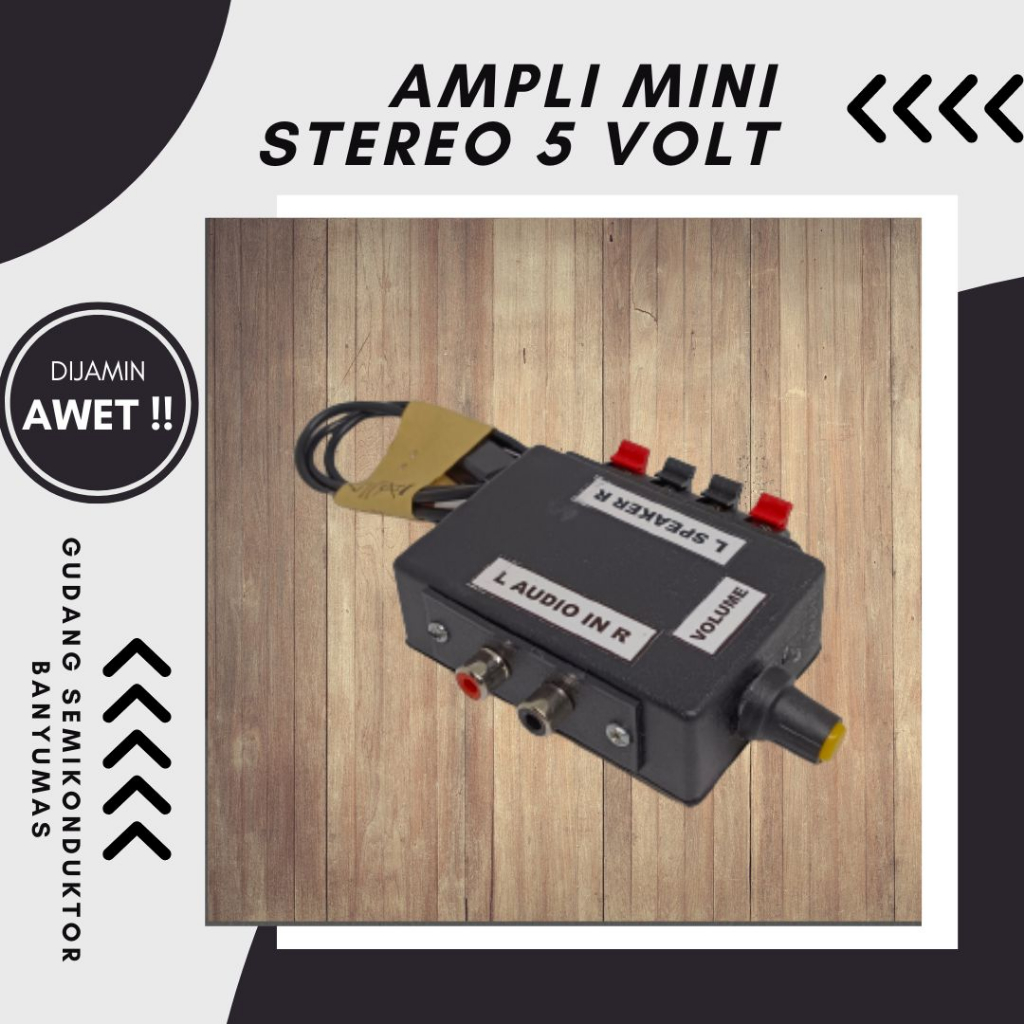 Jual MINI AMPLIFIER 5V CLAS D STEREO RAKITAN SIAP PAKAI AMPLIFIER MINI ...