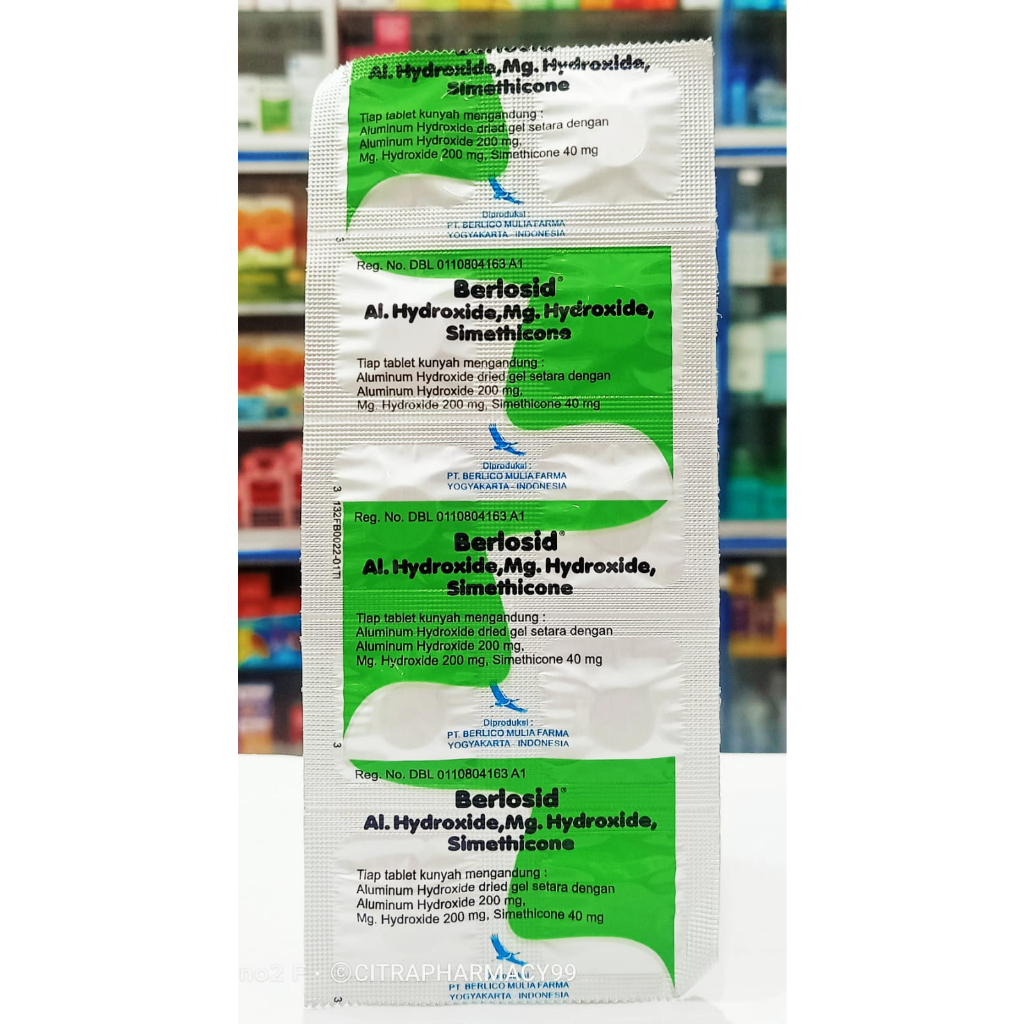 Jual Berlosid 𝟏 𝐒𝐓𝐑𝐈𝐏 𝐈𝐒𝐈 𝟏𝟎 𝐓𝐀𝐁𝐋𝐄𝐓 - Meredakan Asam Lambung dan Maag ...