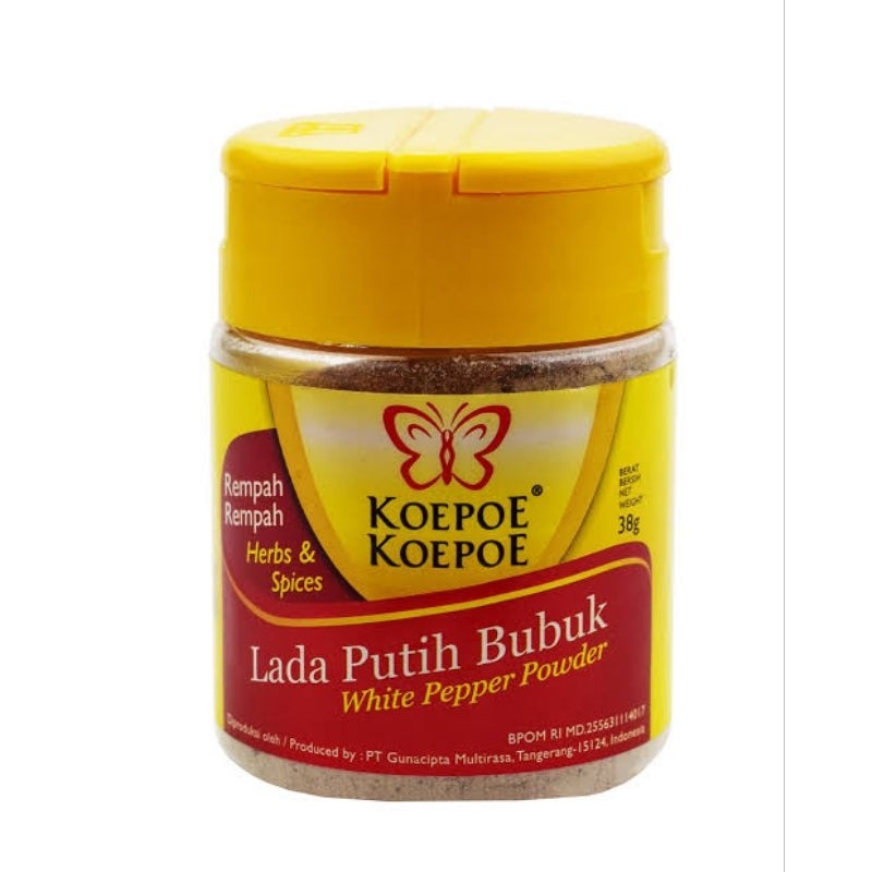 Jual Lada Putih Bubuk Koepoe Kupukupu | Shopee Indonesia