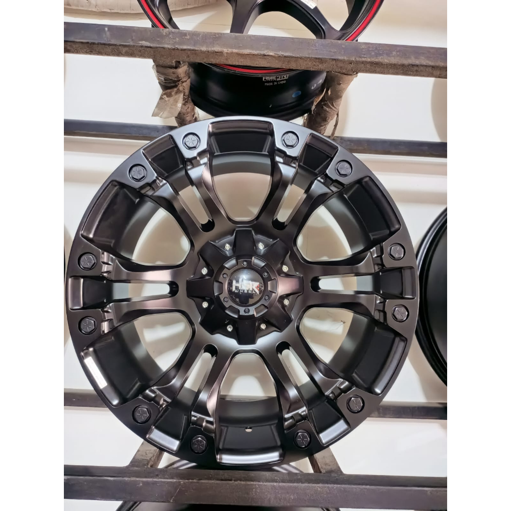 Jual velg hsr ori model lumbis r20 h6 warna hitam cakep ke fortuner ...