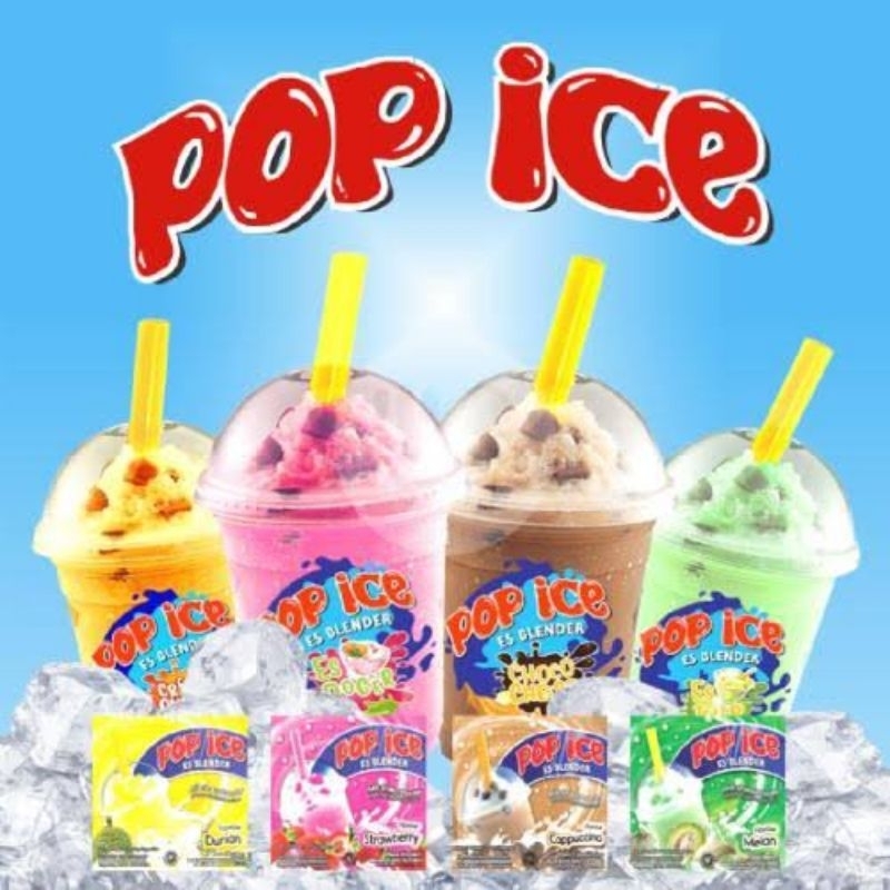 Jual Pop Ice 1 renceng isi 10 sachet | Shopee Indonesia