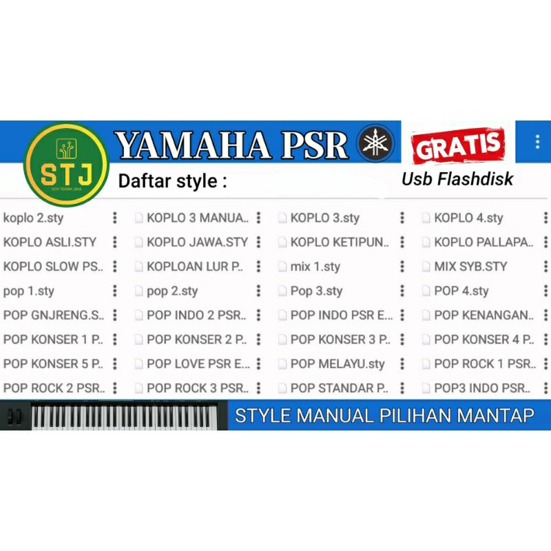 Jual STYLE KEYBOARD YAMAHA PSR E SOUND NENDANG | Shopee Indonesia