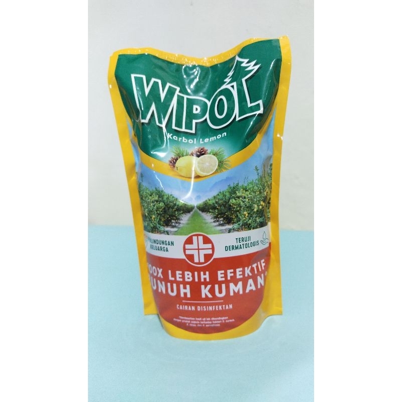 Jual WIPOL KARBOL CEMARA/KARBOL LEMON REFIL 750 ML | Shopee Indonesia