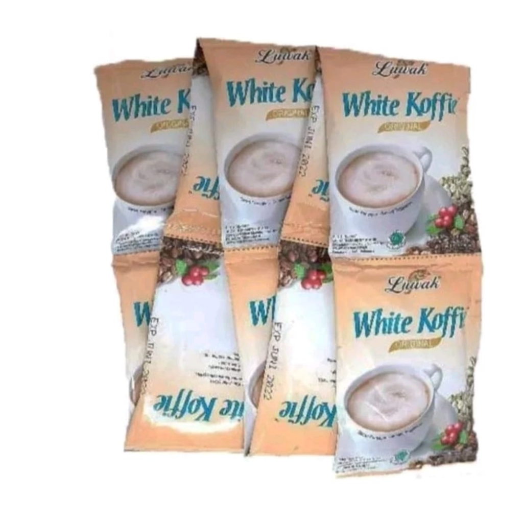 Jual Kopi Luwak White Koffie Original 10x20gr (Renceng) | Shopee Indonesia