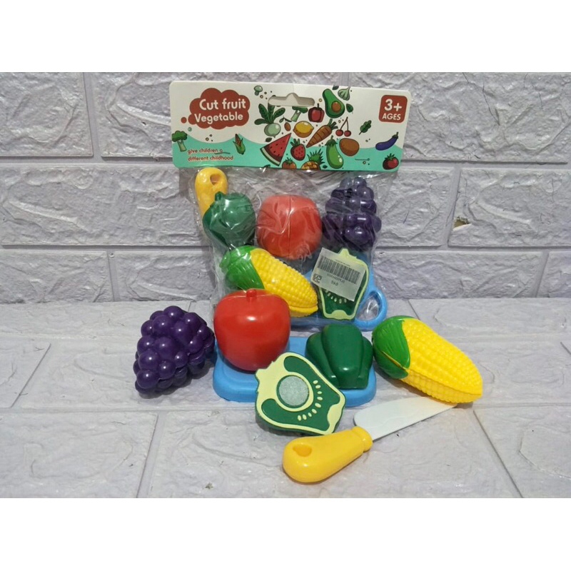 Jual MAINAN ANAK BUAH POTONG / MAINAN BUAH BUAHAN / MAINAN CUTTING ...