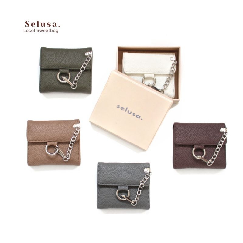 Jual SELUSA CLEO WALLET (Free Exclusive Hard Box) | Dompet Lipat Dompet ...