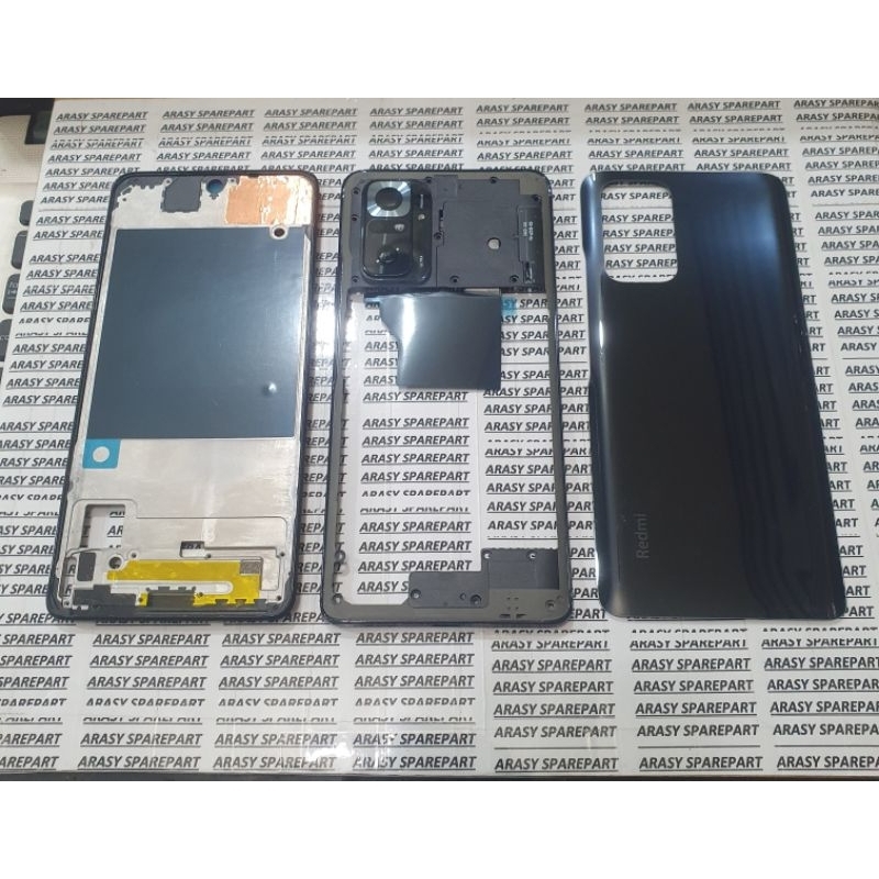 Jual Housing Kesing Casing Backdoor Fullset Xiaomi Redmi Note 10 Pro ...