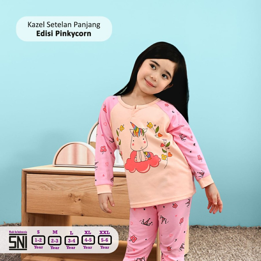 Jual INTERNIAGA - KAZEL - PIYAMA ANAK SETELAN PANJANG (1-6 TAHUN) | Shopee Indonesia