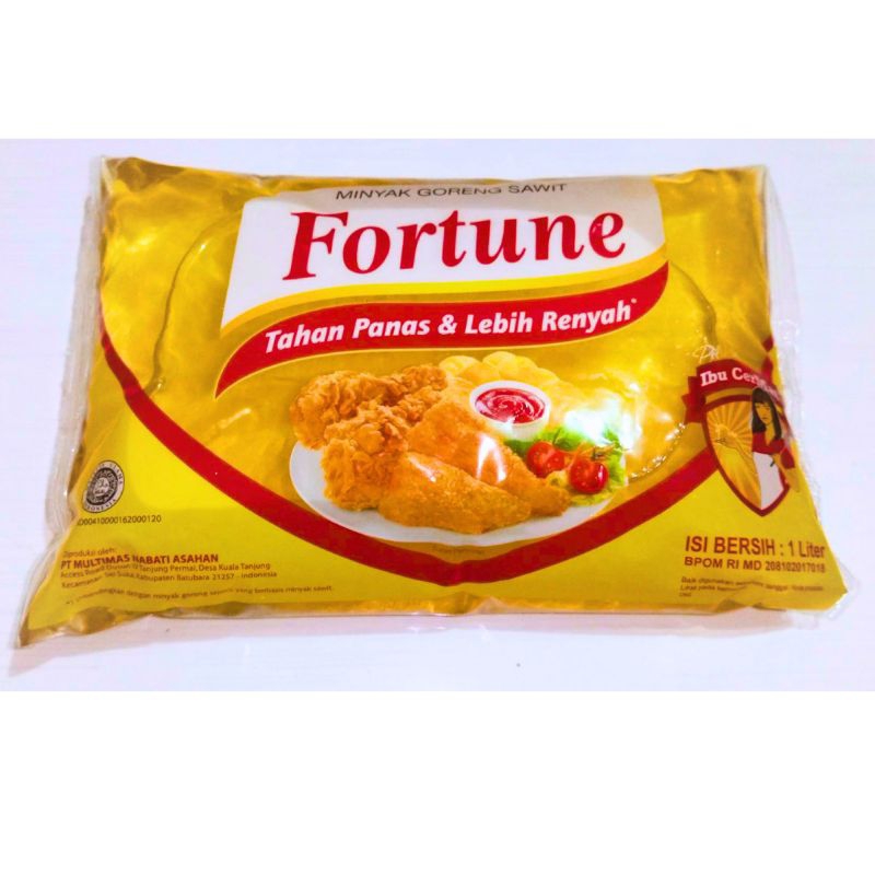 Jual Minyak kemasan FORTUNE bantal 1liter | Shopee Indonesia