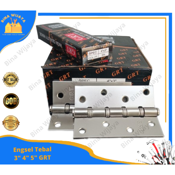 Jual ENGSEL PINTU TEBAL 3" INCH - 4" INCH - 5" INCH GRT MERK RANDOM ...