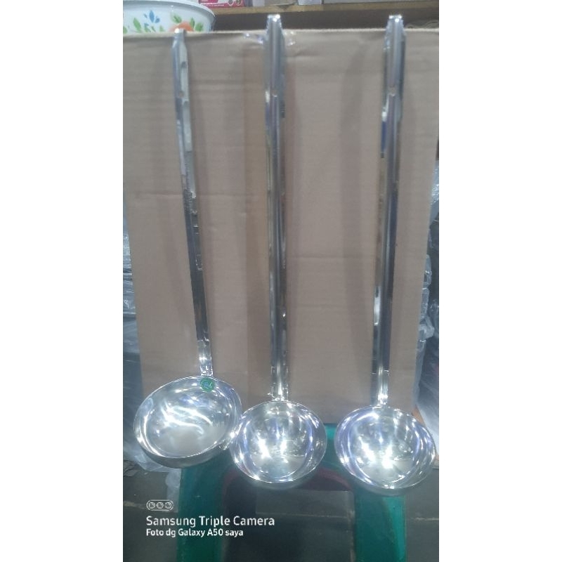 Jual EROS BAKSO/SENDOK BAKSO STEINLESS ( STANDART PEDAGANG) | Shopee ...