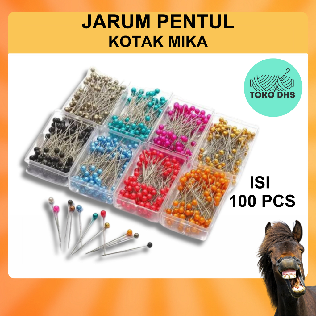 Jual Jarum pentul hijab / jarum pentol / dressmaker pins | Shopee Indonesia