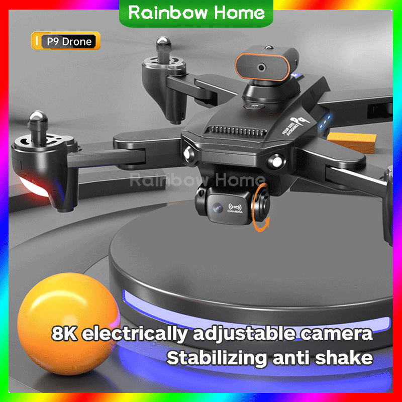 Jual Rainbow Home drone p9 definisi tinggi 8K kamera drone fotografi udara, dapat dilipat 6 ...