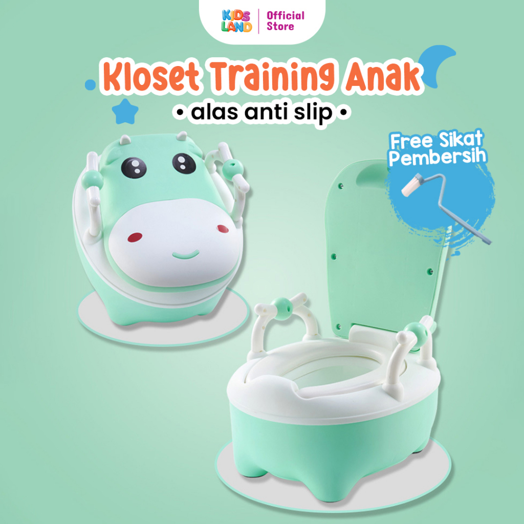 Jual KIDS LAND Kloset Anak Duduk Baby Potty Pispot Duduk Potty Training ...