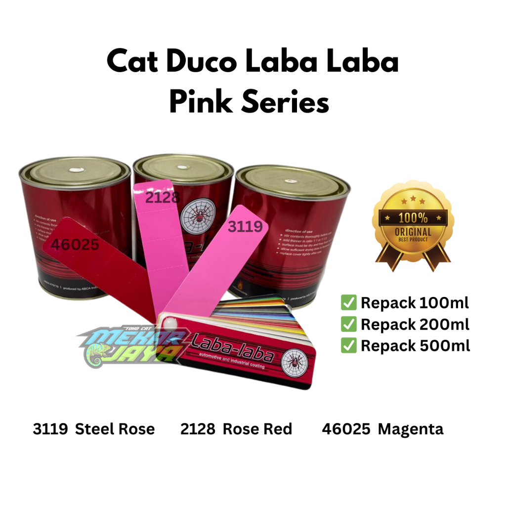Jual Cat Duco NC Laba Laba Pink Series Repack 200 ml | Shopee Indonesia