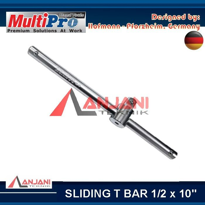 Jual MULTIPRO SLIDING T BAR 1/2" x 10" INCH GAGANG SOK SHOCK SOCK SOCKET | Shopee Indonesia